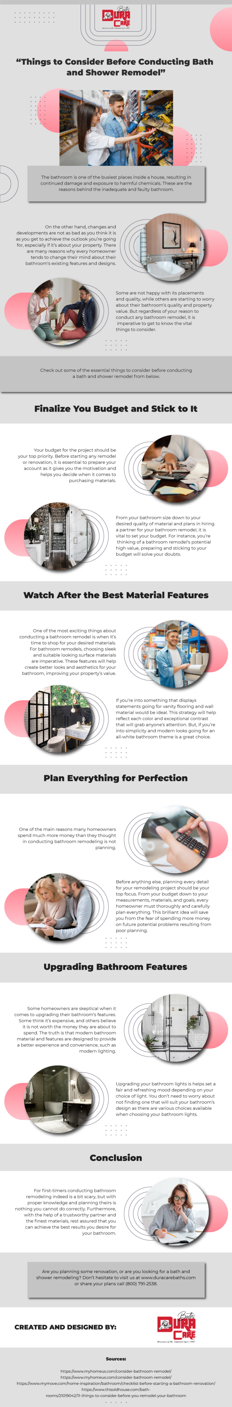 Things to Consider Before Conducting Bath and Shower Remodel Things to Consider Before Conducting Bath and Shower Remodel